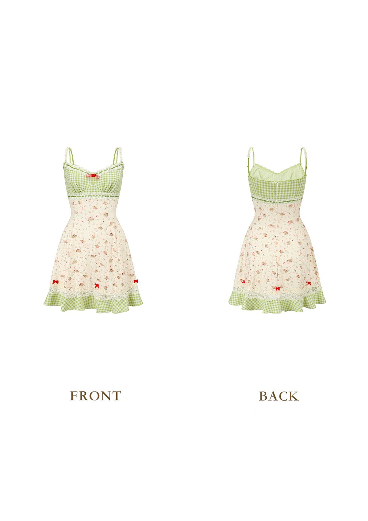"Matcha Azuki" Dress